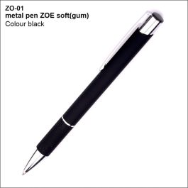 Engraved advertising pens ZOE PEN ZO-01 black